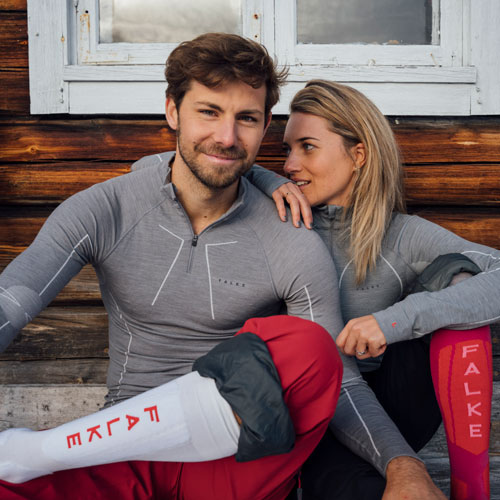Skiing socks & Base layers - discover the FALKE selection | FALKE