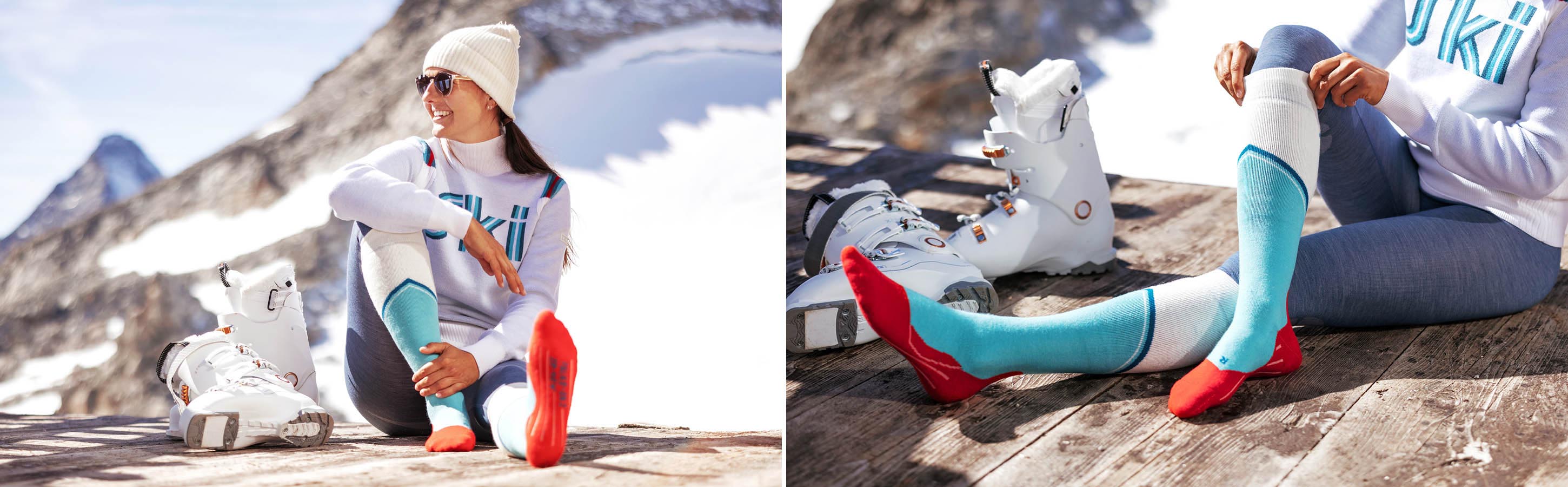 Skiing socks & Base layers - discover the FALKE selection | FALKE